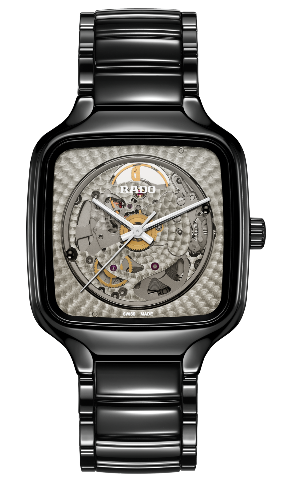 True Square Automatic Open Heart Diamonds Limited Edition 中性 高科技陶瓷 看 ...